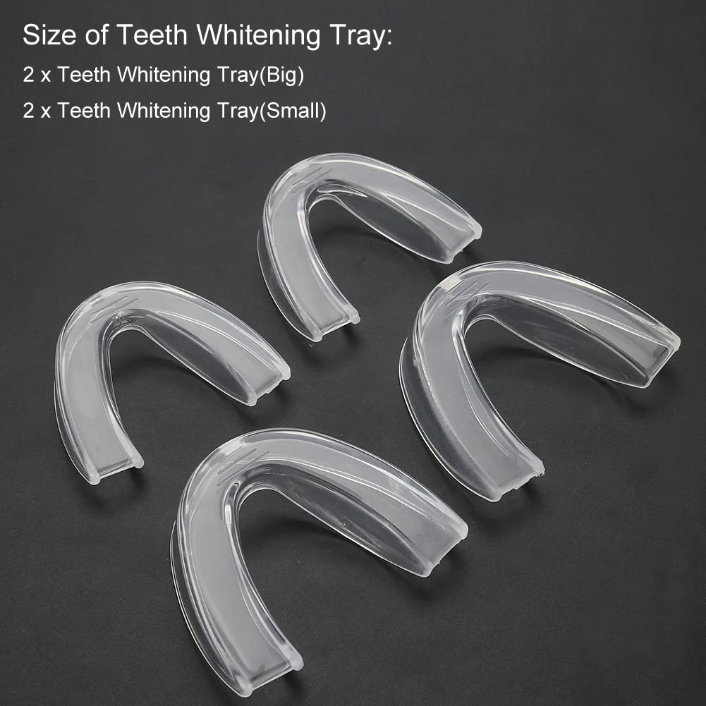 4 pcs Nighttime Teeth Grinding Guards - Breathable Silicone Mouthguards for Adults and Children, Protect Teeth Against Grinding During Sleep and Outdoor Activities