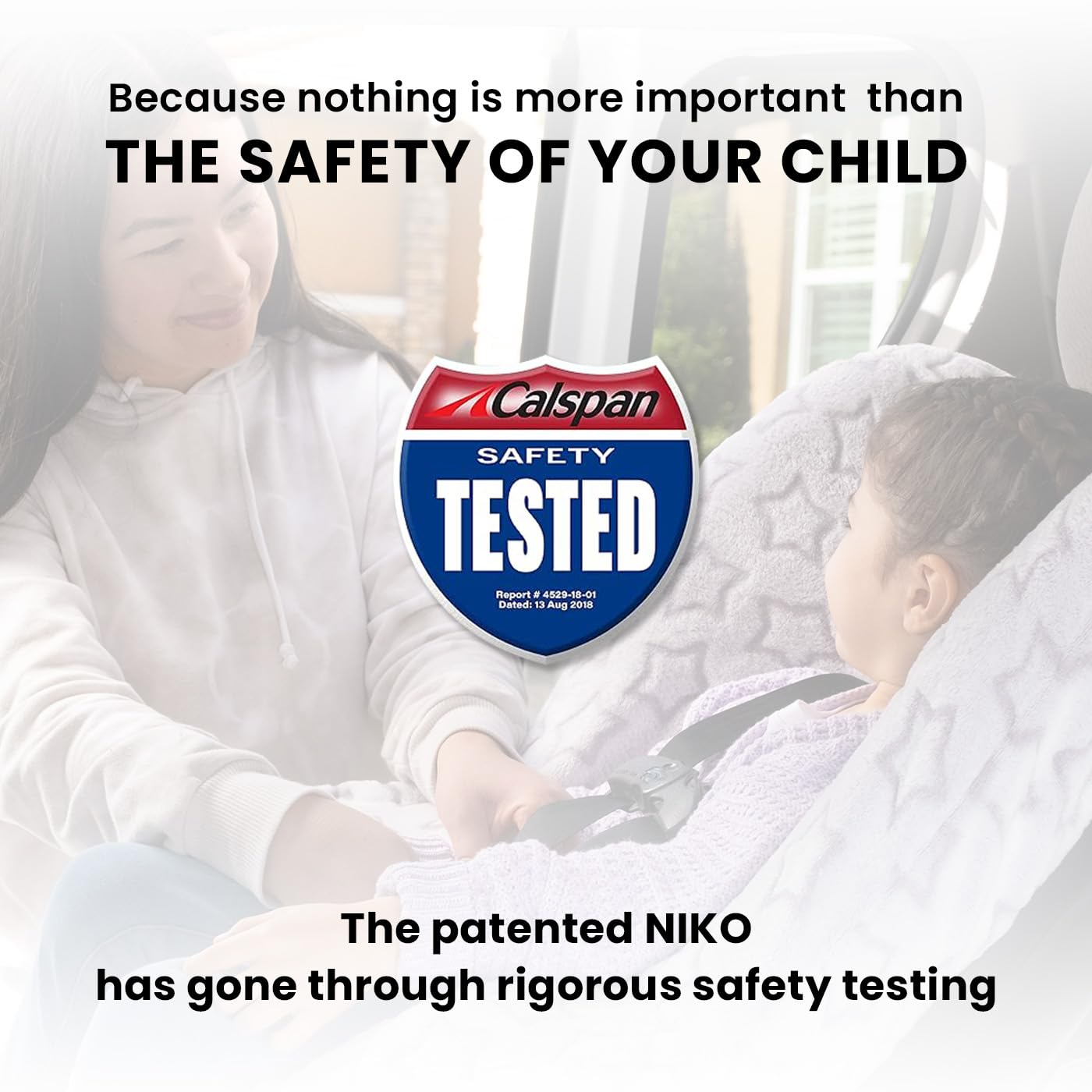 Niko Easy Wash Children's Car Seat Cover & Liner - Blue Chevron Minky - Great for Winter Weather - Universal FIT - Crash Tested - Waterproof SEAT Bottom - Mess Protection - Machine Washable