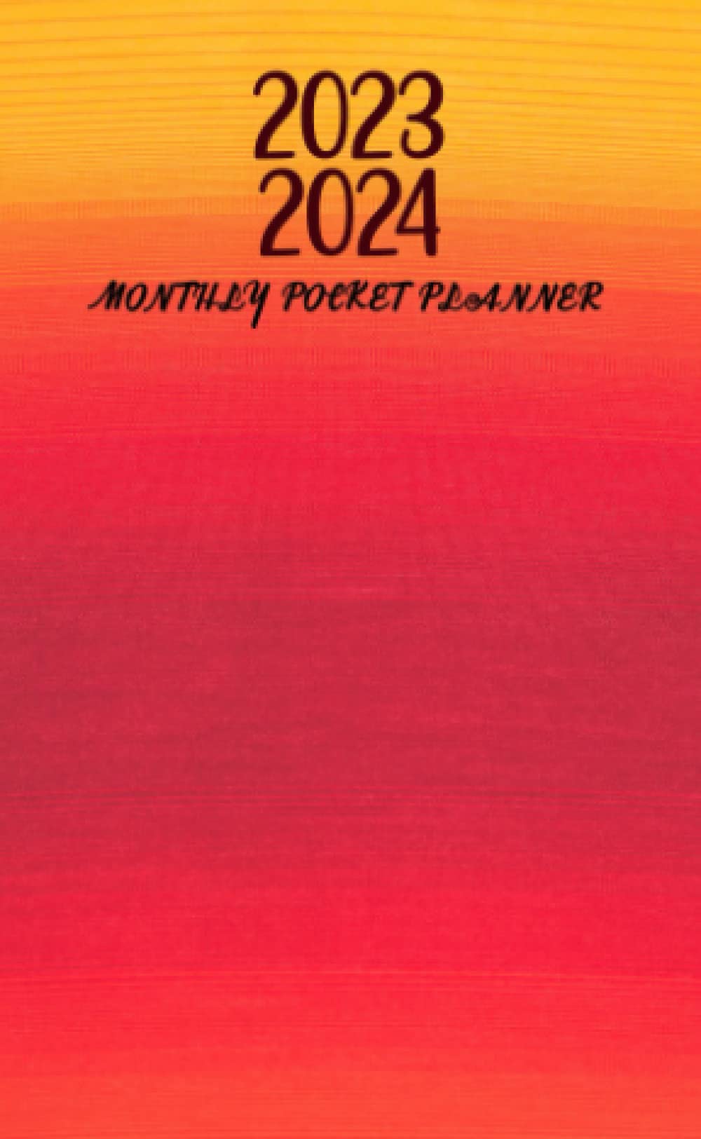 2023-2024 Monthly Pocket Planner: Small 2 Year Calendar Schedule Organizer Start January 2023 to December 2024 with Holidays|Includes Place for Contacts, Notes, Important Dates, and Passwords