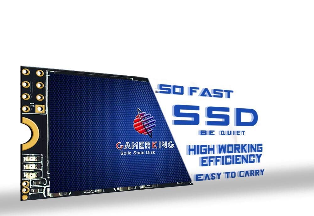 Gamerking SSD M.2 2242 128GB NGFF Internal Solid State Drive High Performance Hard Drive for Desktop Laptop SATA III 6Gb/s M2 SSD(128gb, M.2 2242)