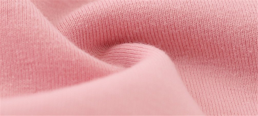 Csbks Toddler Baby Girls Long Sleeve Cotton Dress Solid Ruffle Tops 2T Pink