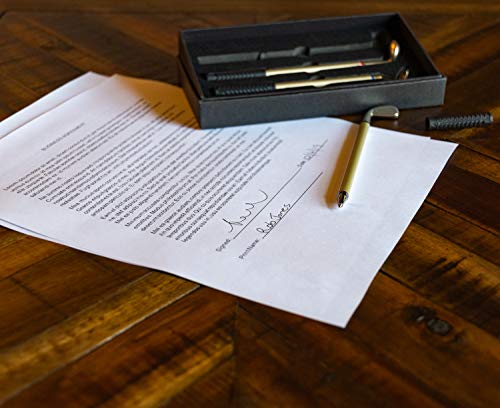 Golf Pen Set - 3 Signature Golf Pens - Mini Golf Club Pens - Best Golf Gifts for Dads - Unique Golf Gadgets for Men & Cool Desk Accessories for Office Colleagues