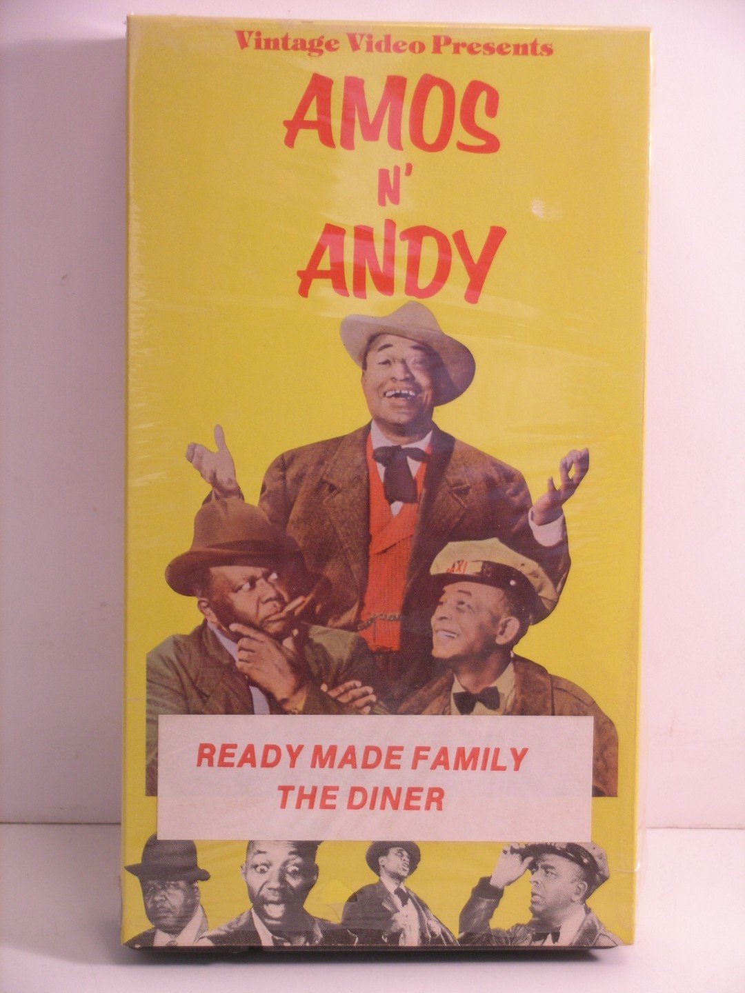 Amos n' Andy TV Show---"Ready Made Family & The Diner"----VHS Video