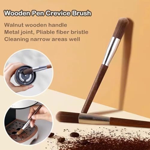 6 Pieces Coffee Machine Cleaning Brush Set Nylon Espresso Machine Brush Coffee Machine Brush Cleaner for Coffee Machine Bottle Teapot Nozzle