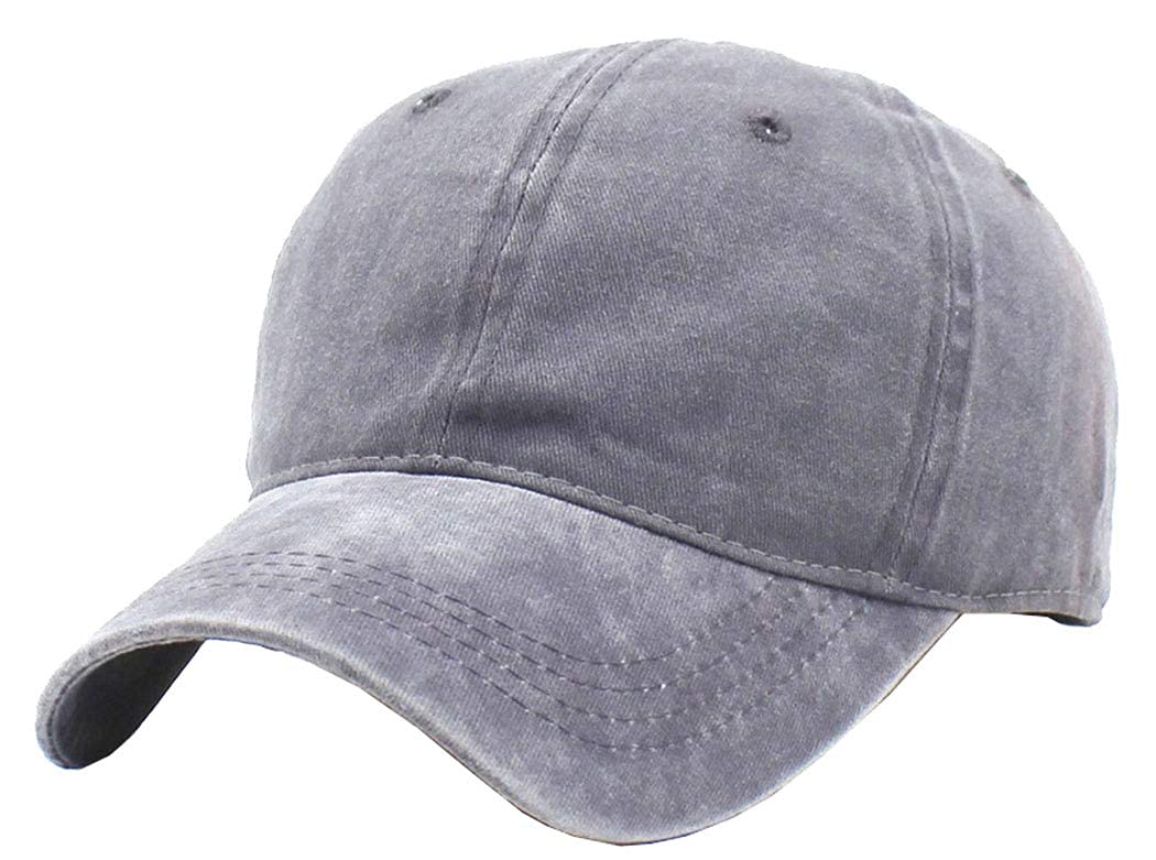INOGIH Toddlers Baseball Hat Boys, Kids Distressed-Washed Baseball Cap Cotton Hats for 2-8 Years