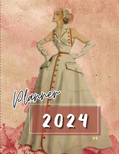 2024 12-Month: Daily, Weekly, Monthly and Happy Planner, 8.5''x11''