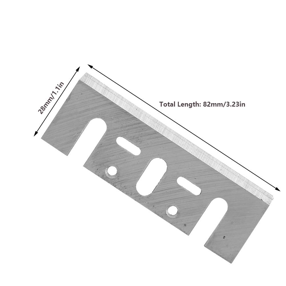 3-1/4 Inch 82mm Resharpenable Planer Blade Hand-Held Planer for Makita 1900B KP0800 DW6655 D26676 DW680