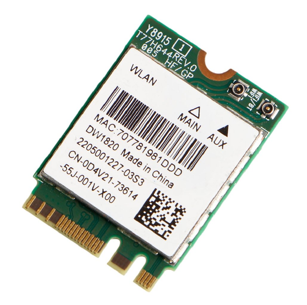 Andiny DELL DW1820 WLAN WiFi Wireless 802.11AC NGFF Mini WLAN WiFi Card QCNFA344A D4V21