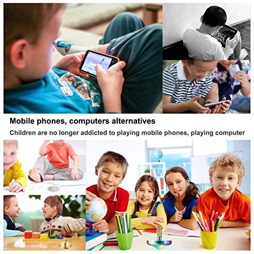 ShowDoo Colorful Metal Spinning Top,Stainless Steel Toys,EDC Desk Toys for Office for Adults and Kids,Unique Gift