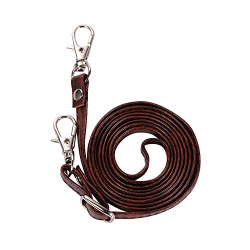 Jaorty PU Leather Wallet Case for iPhone 6 Plus/6S Plus Necklace Lanyard Case Cover with Card Holder Adjustable Detachable Anti-Lost Neck Strap for 5.5 inch Apple iPhone 6 Plus,iPhone 6S Plus,Brown