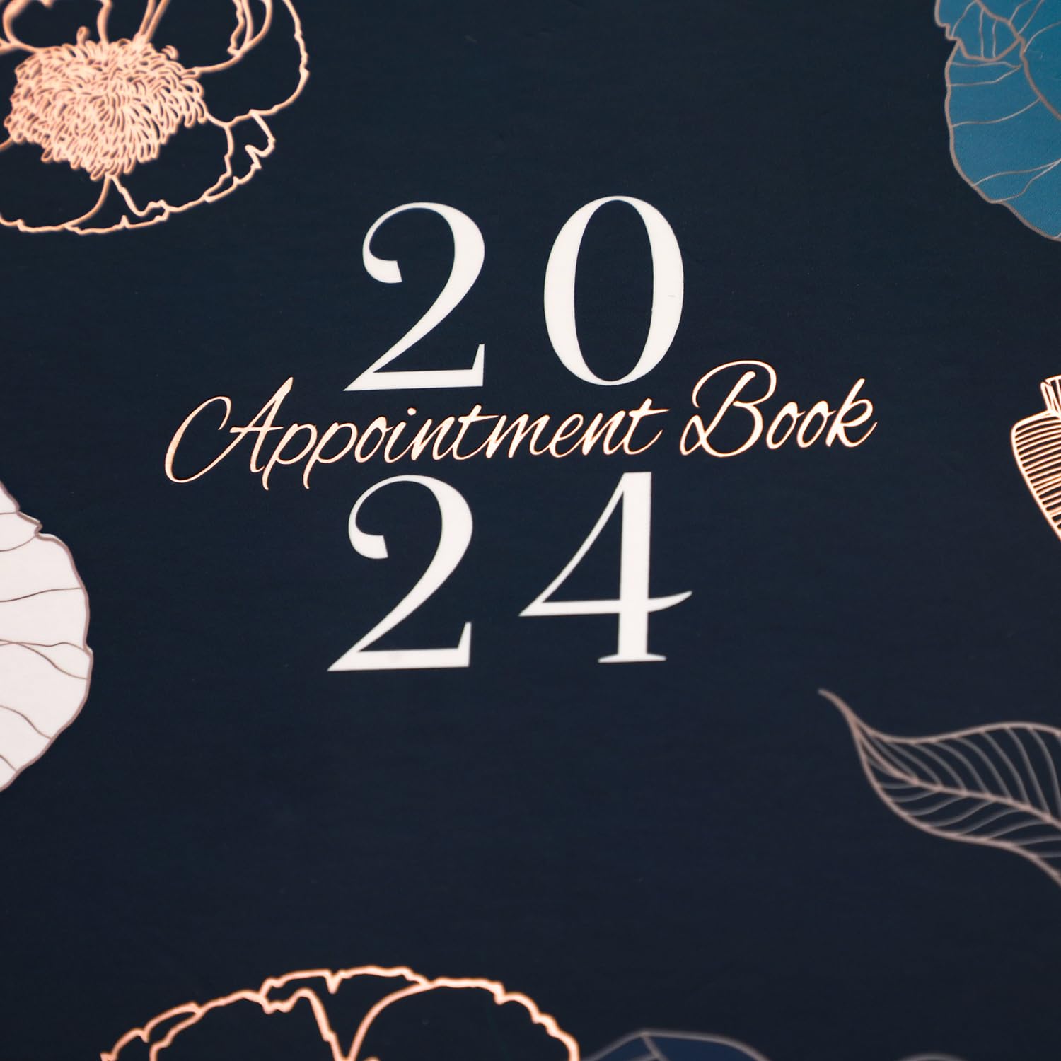2024 Appointment Book/Planner - Weekly Appointment Book/Planner 2024, Jan. 2024 - Dec. 2024, 2024 Daily Hourly Planner with with 15-Minute Interval, 8"x 10", Printed Tabs + Flexible Cover + Thick