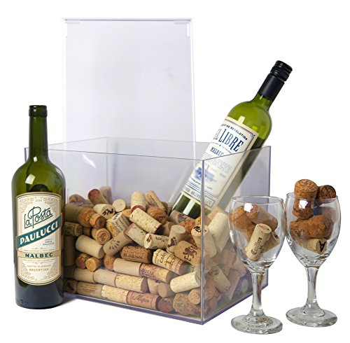 Gary Plastic Packaging Clear Rigid Plastic Box, 12 1/2" x 8 1/2" x 8 1/2"