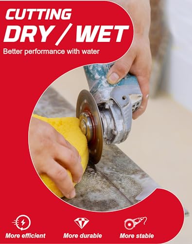 4.5Inch Super Thin Diamond Tile Blade for Cutting Porcelain Tiles Marblesā¦