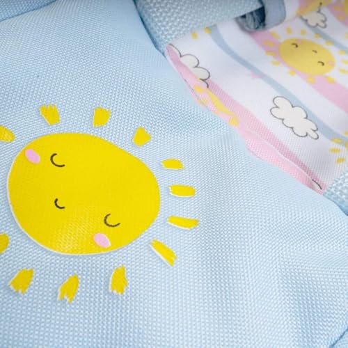 ADORA Baby Doll Carrier with Color-Changing Design, Adjustable Strap and Machine Washable Material, Fits Dolls & Stuffed Animals Up to 20 inches, Birthday Gift for Ages 2+ - Sunny Days