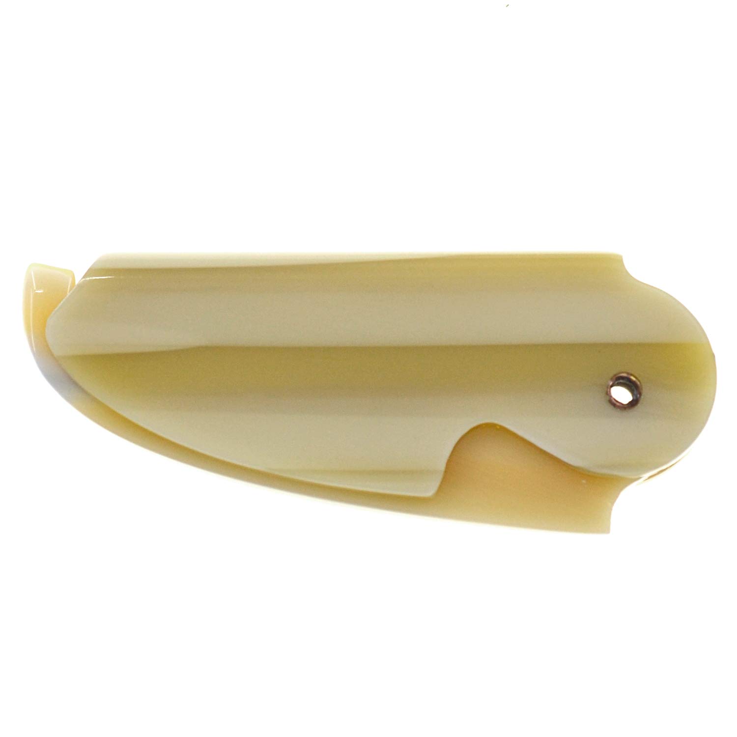 Giorgio G87IVY 2.5 Inch Men's Folding Pocket Comb Ivory - For Hair, Beard Grooming and Styling - Flexible Cellulose, Saw-cut & Hand Polished + 6 Inch Beard Brush