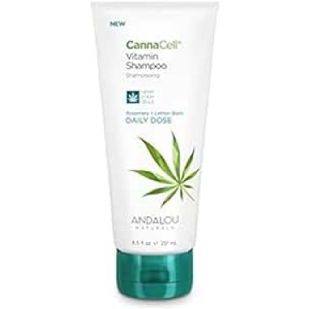 Andalou Naturals CannaCell Vitamin Shampoo, Daily Dose, 8.5 Ounce
