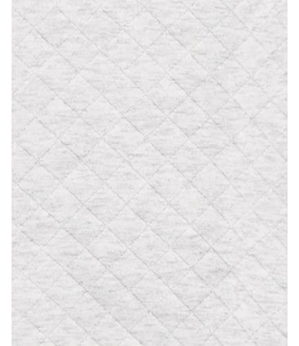 Carter's Baby Quilted Hooded Bunting, Pram, Light Grey, Newborn