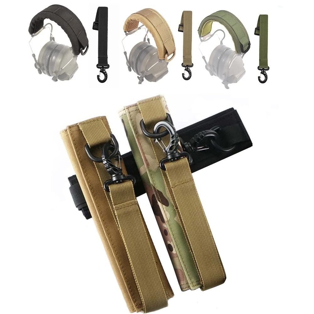 3-Pack Tactical Advanced Headset Cover Hunting Shooting Headphone Cover for All General Tactical Earmuffs Accessories