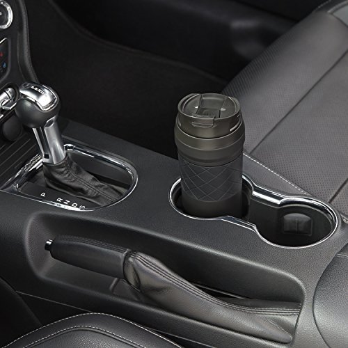 Bubba HERO Elite Vacuum-Insulated Stainless Steel Travel Mug with TasteGuard, 16 oz, Black