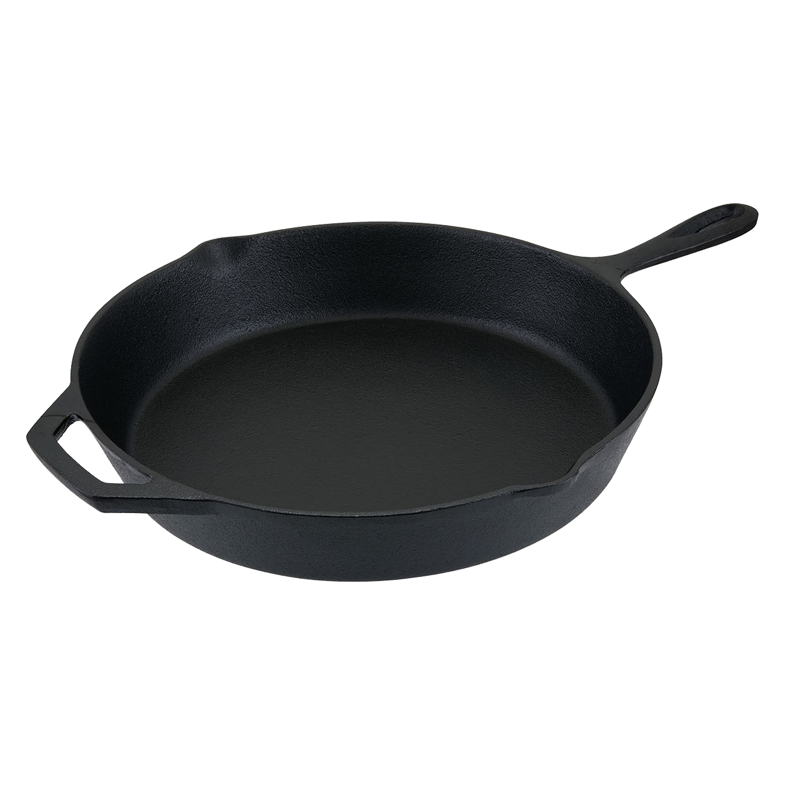 Alpine Cuisine Pre-seasoned Cast Iron Frypan 10-Inch - Black Cast Iron Frypan - Durable, Heavy Duty Cooking Pans - Multipurpose Use Kitchen Pans