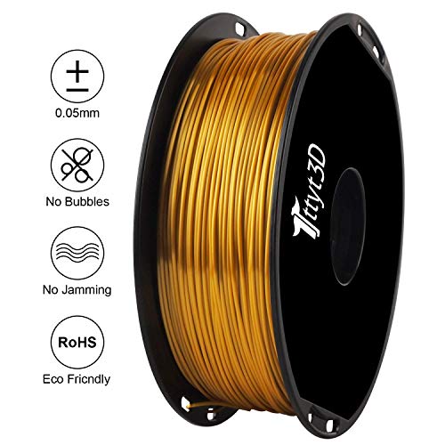 Silk Gold+Fast Color Gradient Change Shiny Silk Multicolored,3D Printer 1.75mm PLA Filament