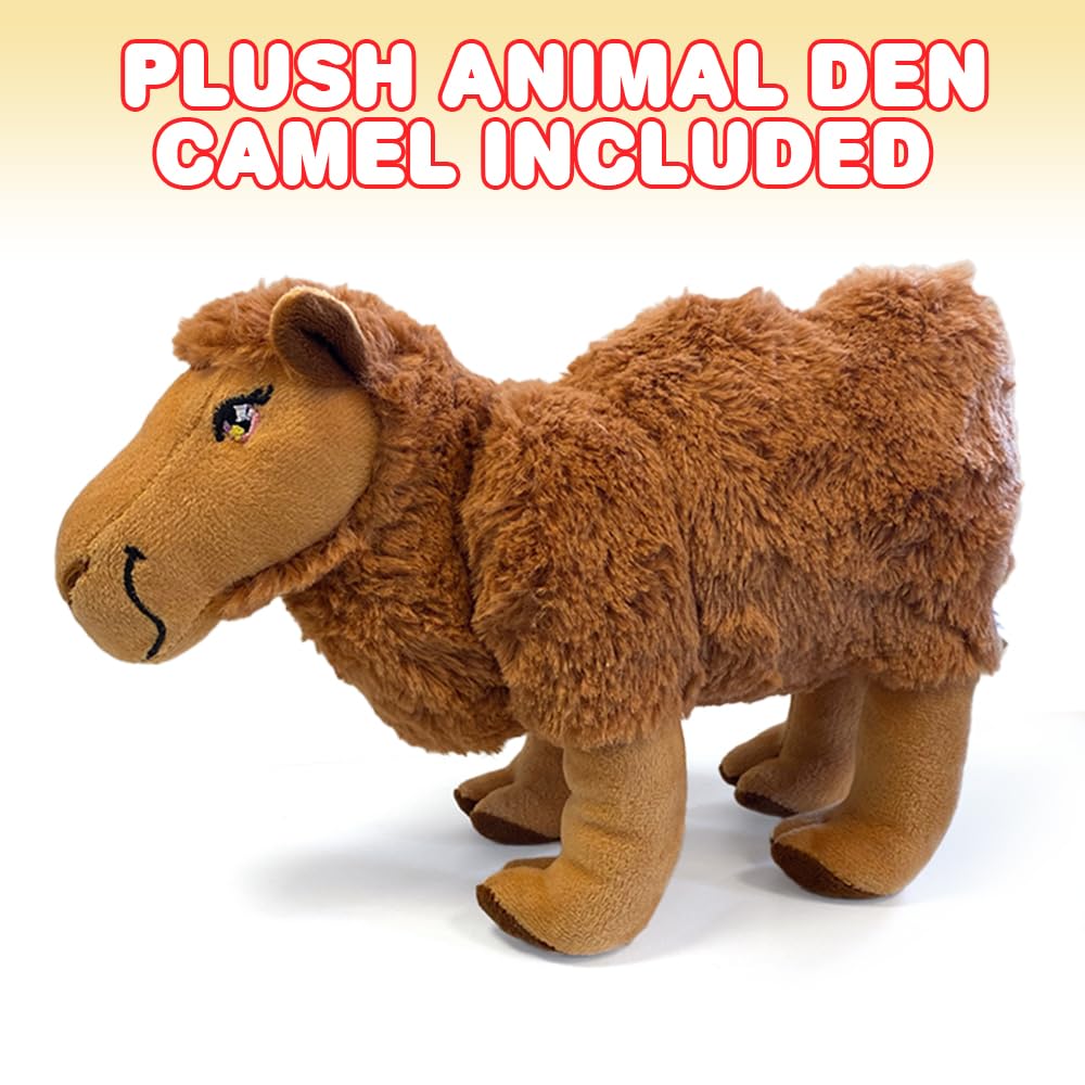 ArtCreativity Plush Camel Toy, 9 Inch Soft Humpback Camel Stuffed Toy for Kids, Cute Home and Nursery Animal Decorations, Zoo Party Prop, Best Birthday Idea