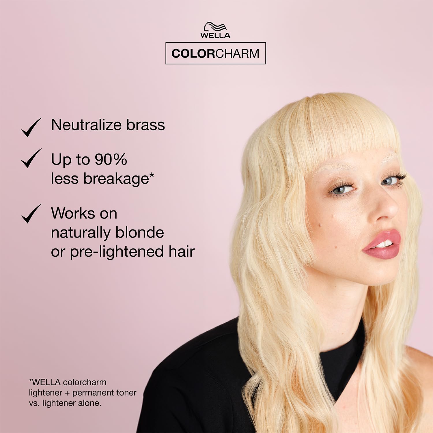 COLORCHARM Permanent Liquid Toners| Neutralize Brass| Free of Parabens| Vegan| T10| Pale Blonde| 1.4 Fl Oz