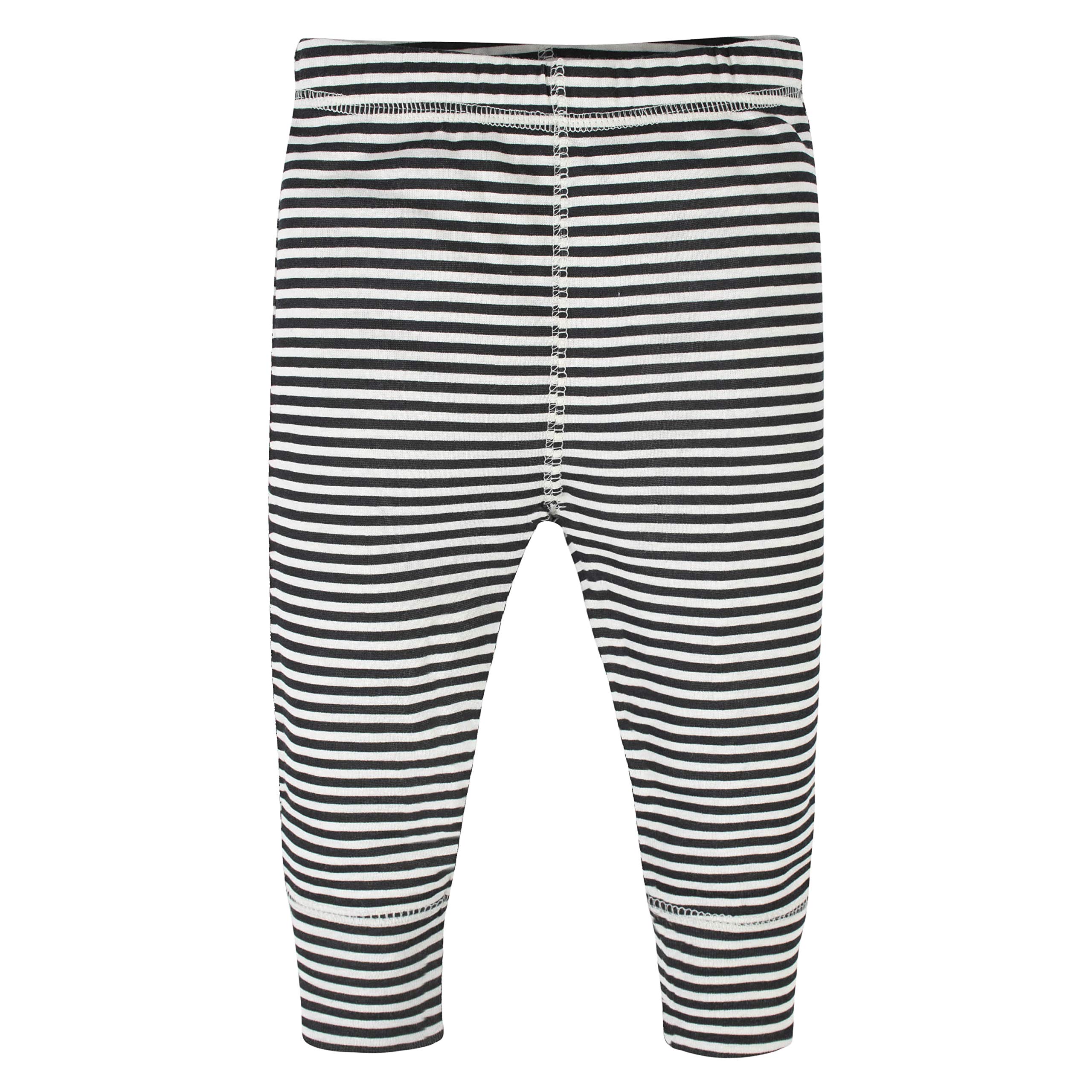 Onesies Brand Baby 3 Onesies 3 Pants Outfit Bundle Mix n Match Newborn to 12M, Black Yellow Tiger Stripe, 3-6 Months