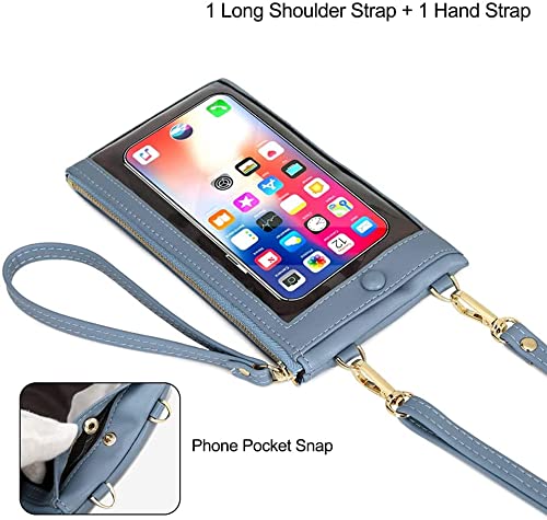 Aeeque Crossbody Cell Phone Purse Bag for Women, Black