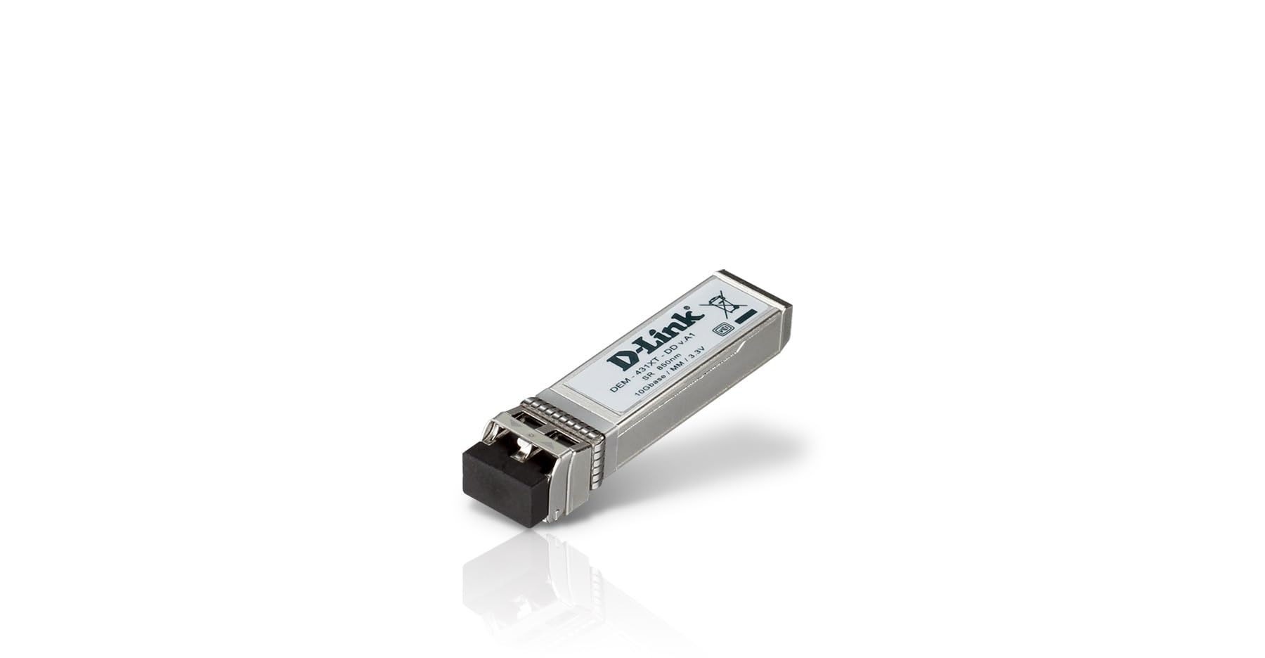 D-Link 10 Gigabit Ethernet Optical Transceiver Multimode 10GBASE-SR SFP+ Module (DEM-431XT)
