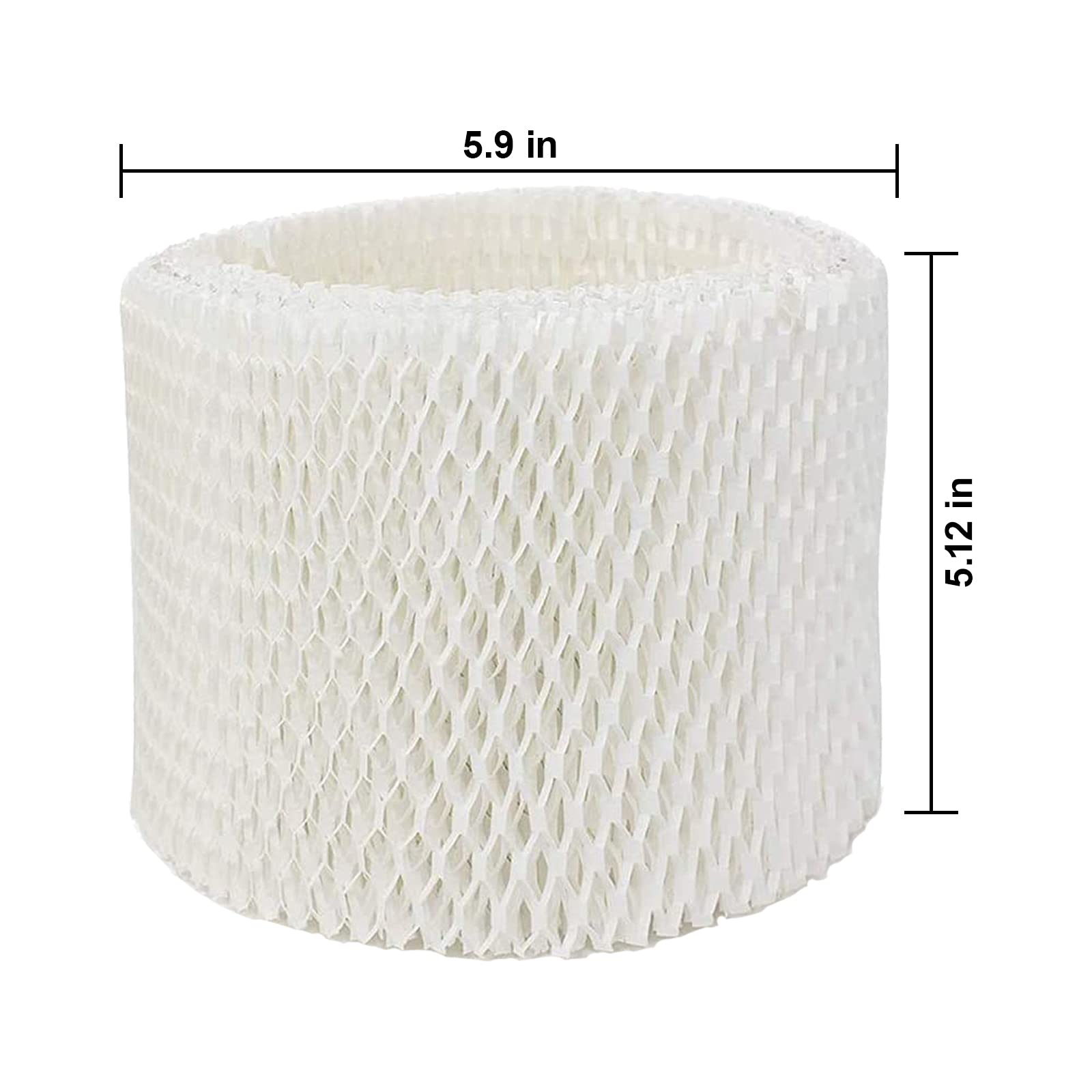 AEERT 4 Pack Replacement Humidifier Filter for Vicks WF2 Humidifier Filter, Compatible with Vicks 3000 Series, ReliOn WA-8D & Robitussin DH835 Series