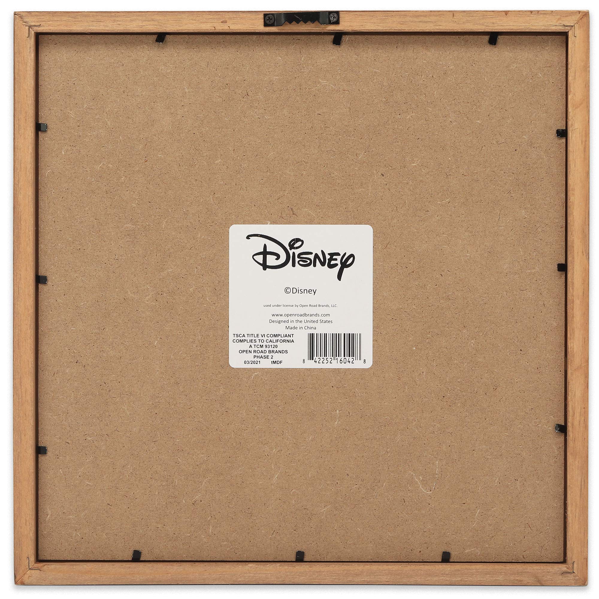 Open Road Brands Disney Peter Pan Lost Boys Made for Adventures Wood Wall Decor for Play Room, Kids' Bedroom, or Nursery