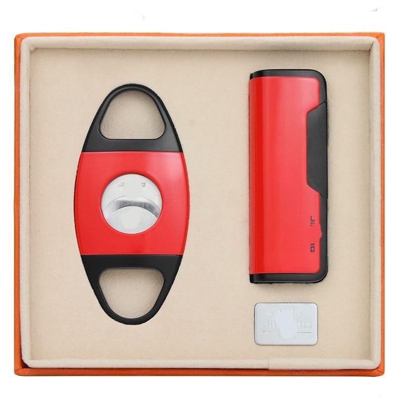 2024 New Lighter Two-Piece Set, Windproof Flame, Reusable, Easy to Carry, Suitable for Boyfriends, Girlfriends, Fathers, and Daily Use (Color : C3)