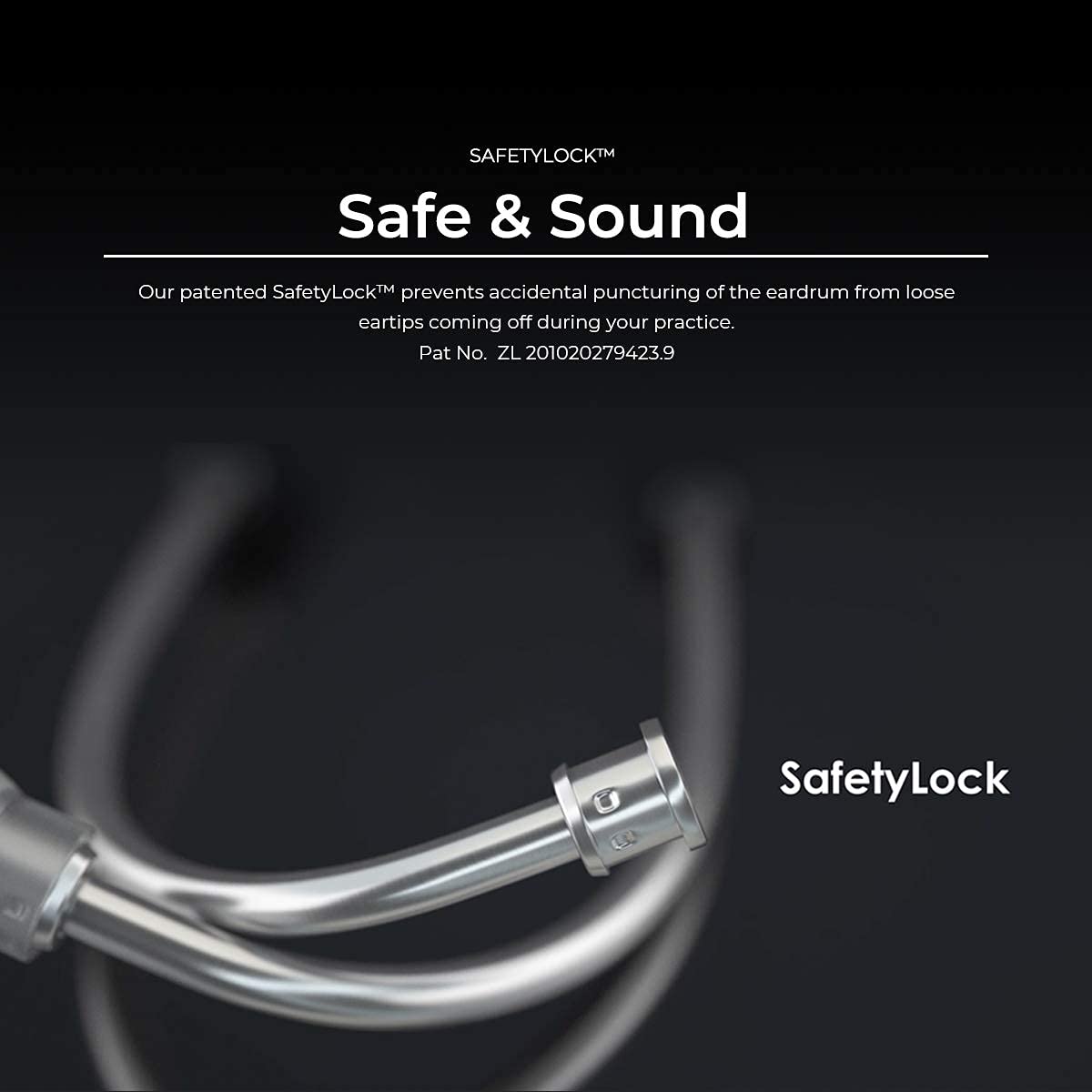 MDF Sugar Skull Silver MD One Epoch Lightweight Titanium Stethoscope, Adult, Sugar Skull Tube, Silver Chestpieces-Headset, MDF777TSK