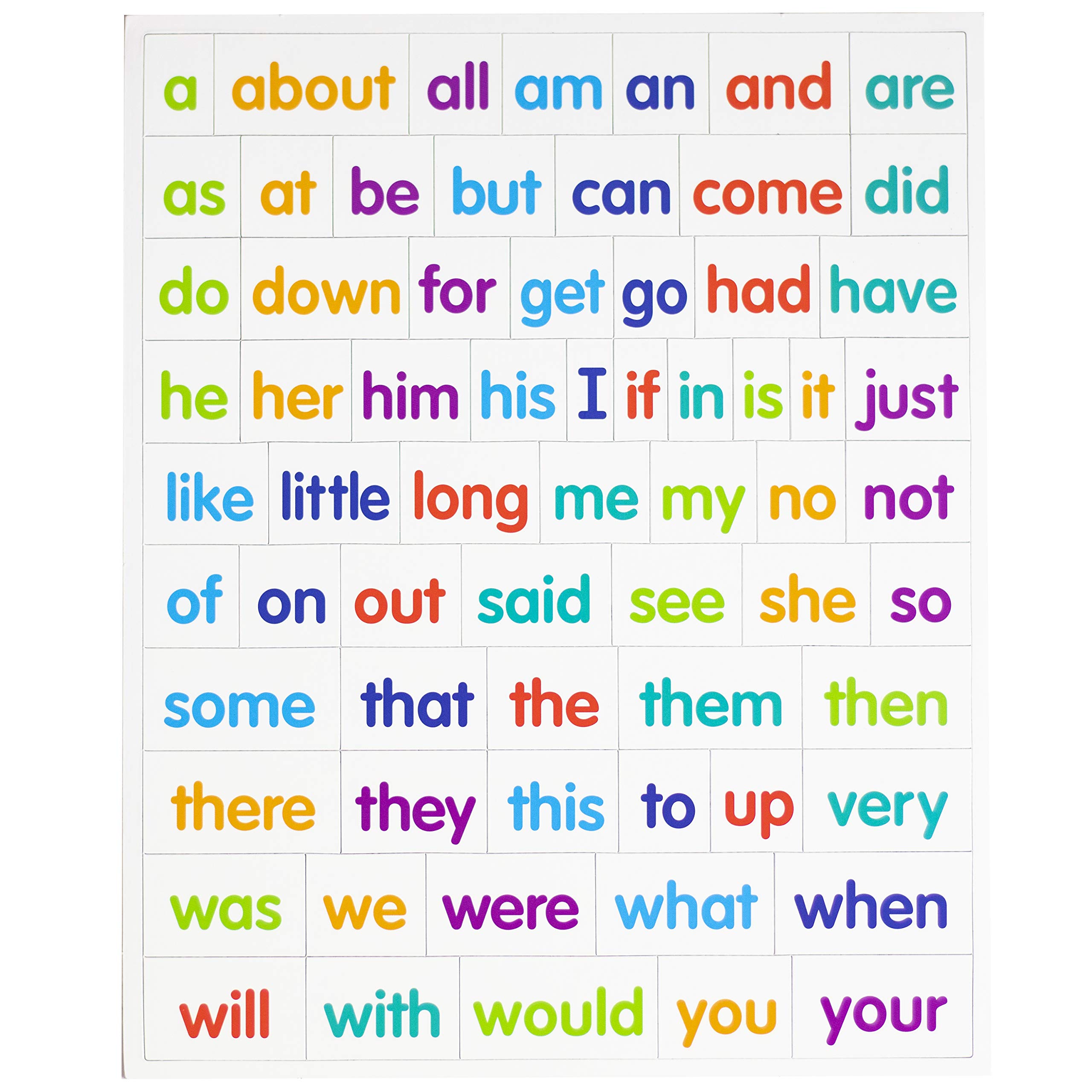 Active Minds Sight Words Magnets - Learn and Practice Language Building Skills needed for Reading (Ages 5 and Up)