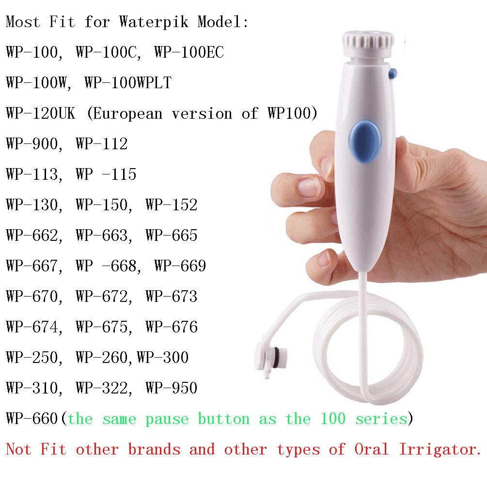 Jamverus Wp-100, Wp-450, Wp-660, Wp-900 Hose/Handle Replacement Kit fits Water Flosser, Tooth Cleaner Dental Floss Fittings, Pack of 1