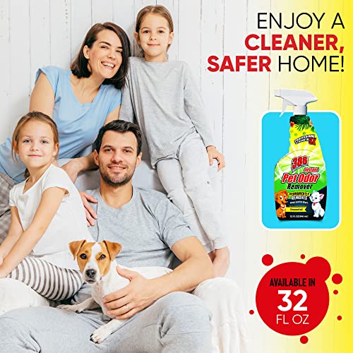 386 Professional Strength Pet Odor Eliminator for Home β Premium Odor Neutralizer for All Surfaces - Multipurpose Urine Remover for Dogs and Cats β Unscented, Long-Lasting No Enzyme Formula