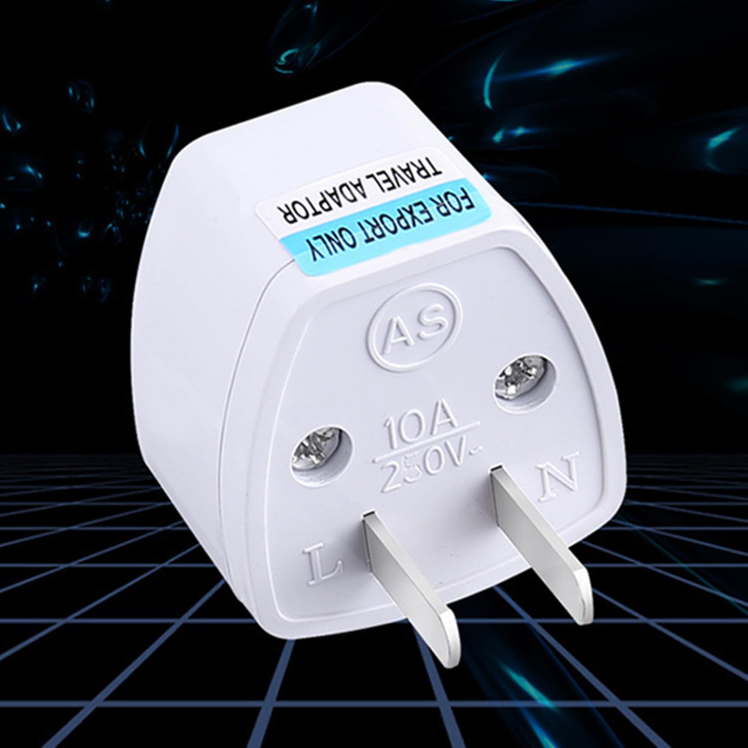 ANRANK 2 Pack UAE25010AK High Performance Universal UK/EU/AU to US Adapter Travel Power Plug Adapter Converters