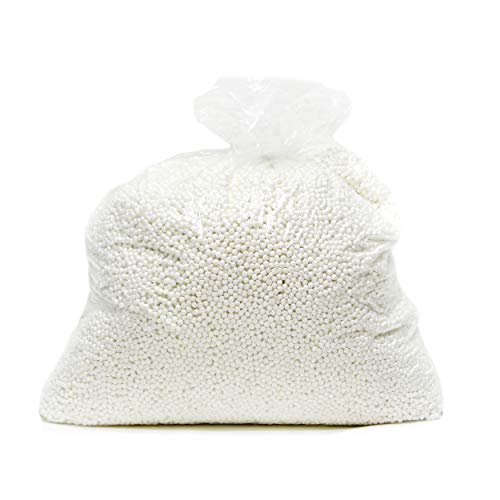 Gold Medal Bean Bags Gold Medal Antistatic Expanded Polystyrene 1.5 Cubic Feet Bean Bag Refill, White