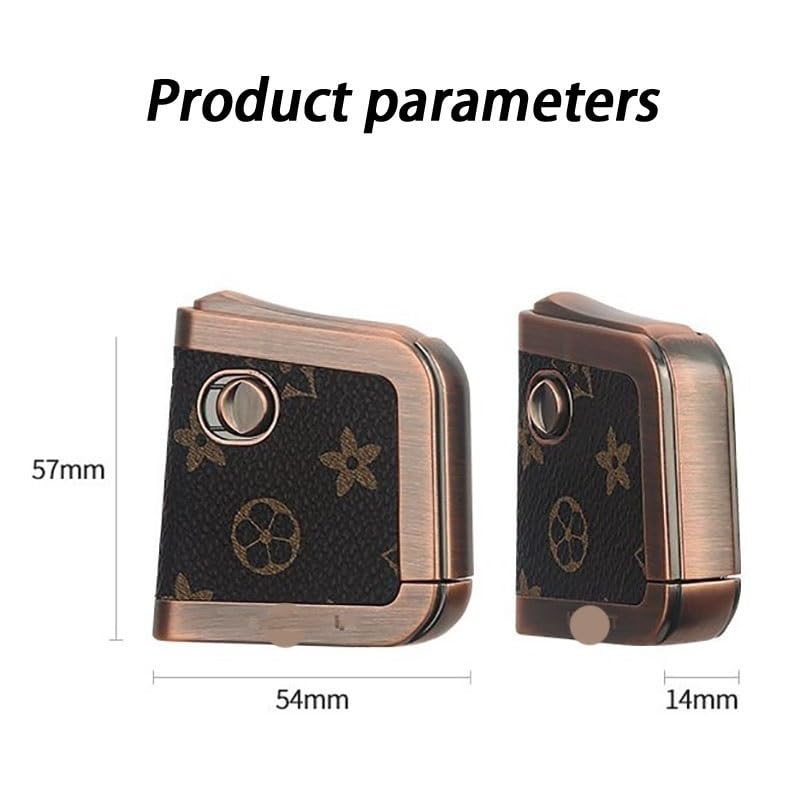 2024 New Retro Kerosene Lighter, Classic Open Flame, Reusable, Easy to Carry, Suitable, Daily Use (Color : C3)