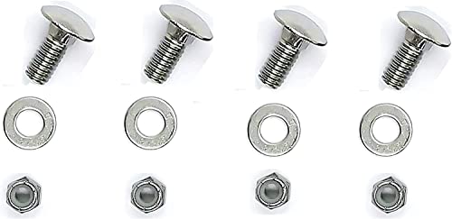 (4/Pack) 784-5581A 784-5581 Snow blowers Carriage Bolts Kits Fits MTD Cub Cadet Shave Plate Scraper Bar (5/16-18) 5/8"