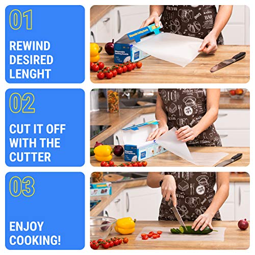 Disposable Plastic Cutting Board for Kitchen & Outdoor – Large Flexible Chopping Boards – Custom Cutting Mats for BBQ and Camping 25’