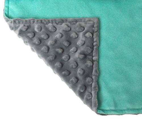 SooRoo Kids: Security Blanket, Soft Cozy Minky Security Baby Blanket Duck Awake / Duck Asleep [Choose Color] (Green)