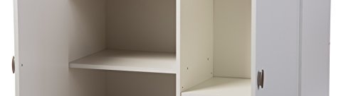 Baxton Studio Marcy Modern & Contemporary Wood Entryway Handbags or School Bags Storage Sideboard Cabinet, White