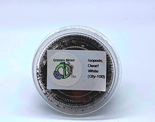 Critters Direct Dwarf White Isopods (Qty-100)
