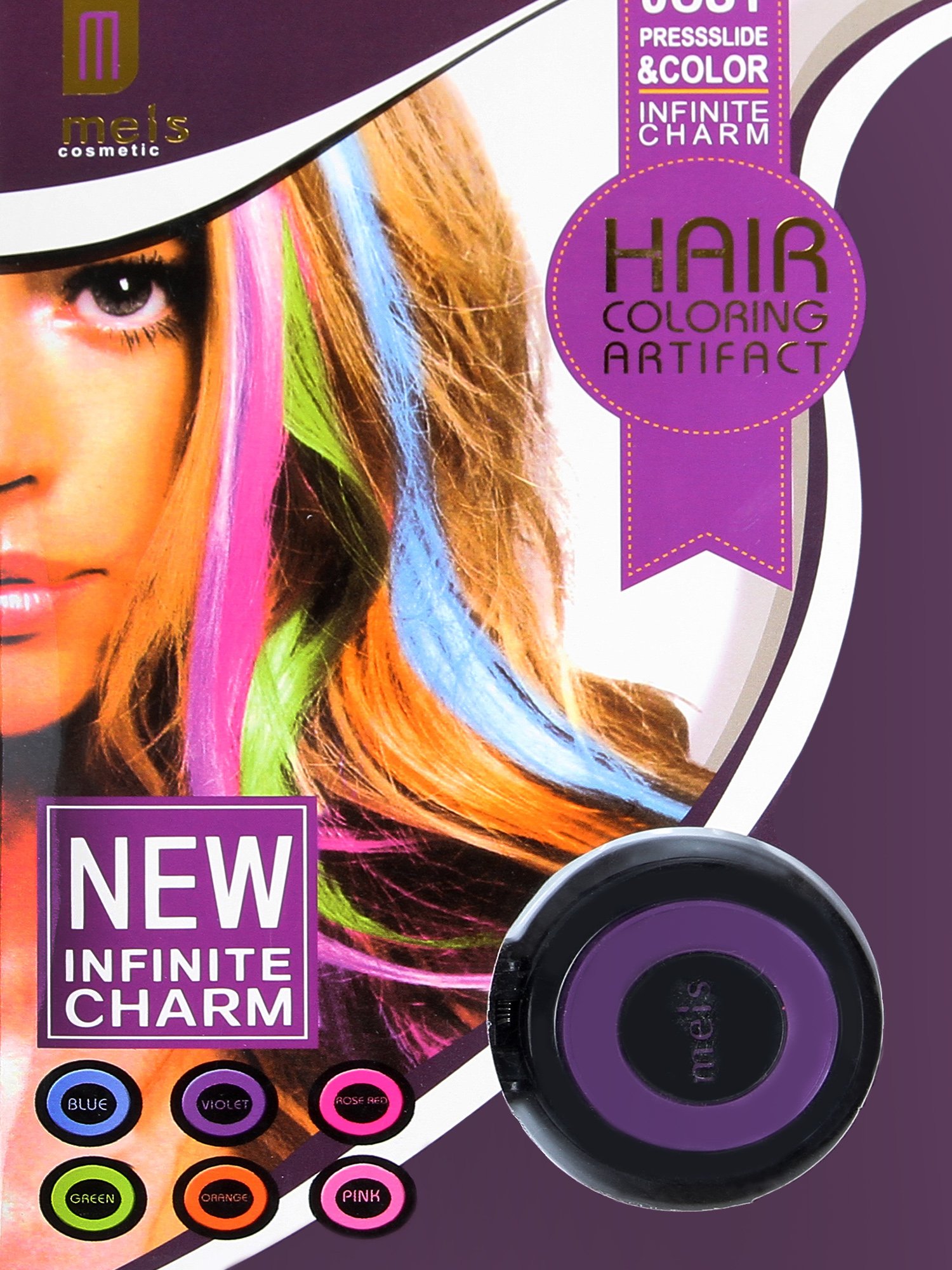 Aoert 6 Colors Temporary Hair Chalk Set - Chalk Your Hair | Dye Hair Color without Glove (6 color)