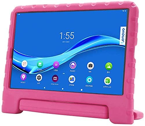Golden Sheeps Kid Friendly Case Compatible for Lenovo Tab M10 Plus (TB-X606F) 10.3" FHD Android Tablet Shockproof Ultra Light Weight Convertible Handle Stand Cover (Rose)