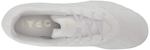 adidas Unisex Copa Pure.3 Firm Ground Soccer Shoe, White/White/White, 11 US Men
