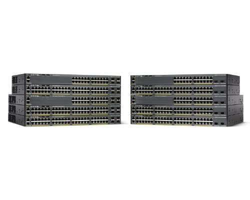 Cisco WS-C2960X-48FPS-L 48 Port PoE+ 2960X Gigabit Switch (Renewed)