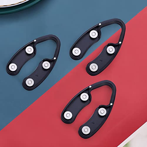 3 Pack Wine Foil Cutter Tool, Wine Bottle Opener Accessory, Magnetic Wine Foil Cutters Wine Bottle Opening Accessories, Black